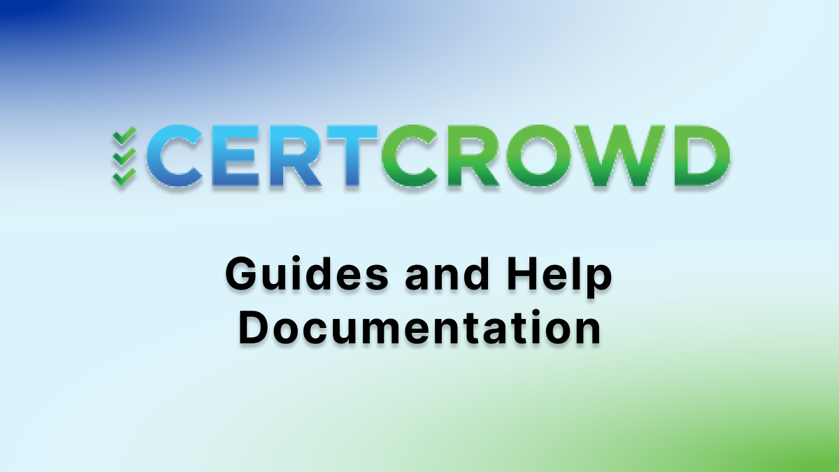Your Profile | CertCrowd Help